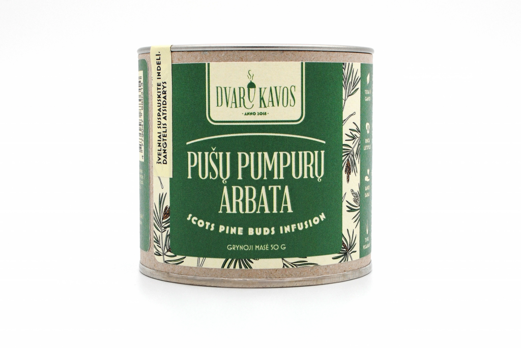Dvaro kavos pušų pumpurų arbata 50 g - Iki pasimatymo